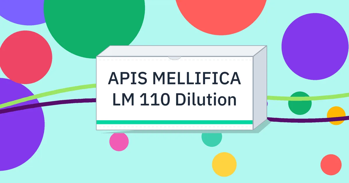Symbolbild: Packung mit der Aufschrift APIS MELLIFICA LM 110 Dilution (PZN 12765340) – Verfügbarkeit und Bezug in Apotheken in Frankfurt am Main