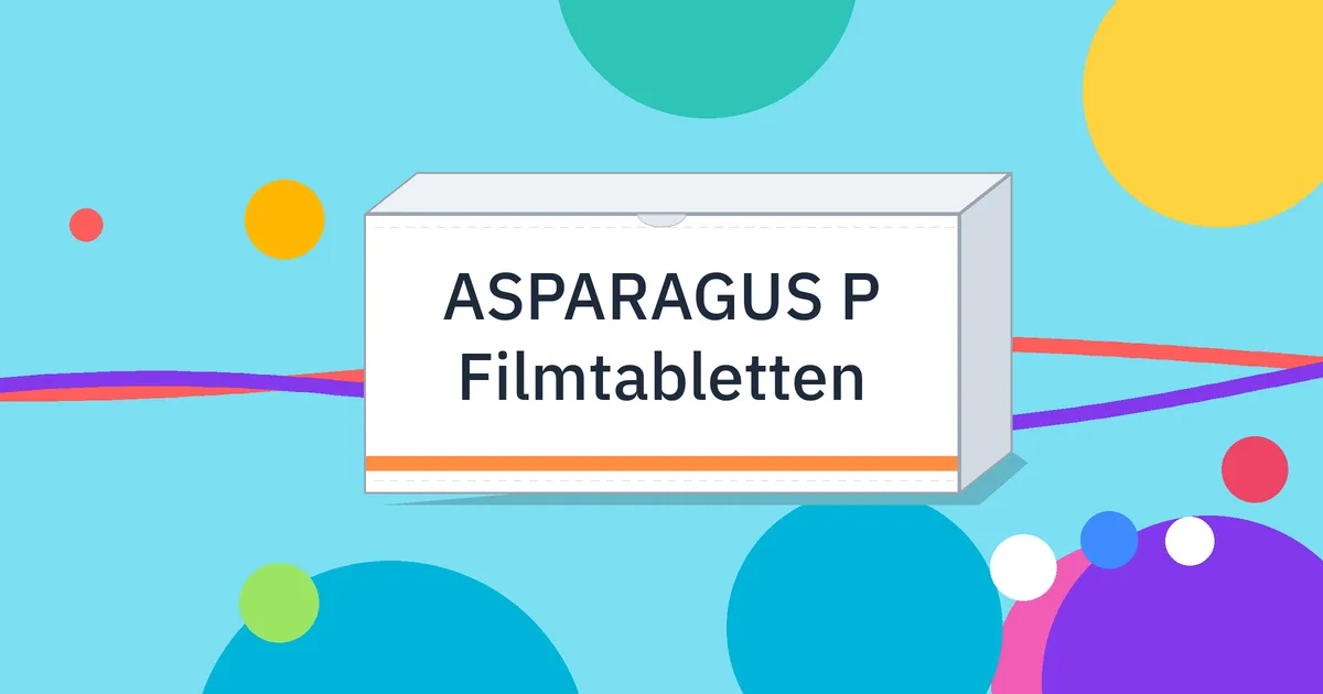 Symbolbild: Packung mit der Aufschrift ASPARAGUS P Filmtabletten (PZN 07692805) – Verfügbarkeit und Bezug in Apotheken in Frankfurt am Main