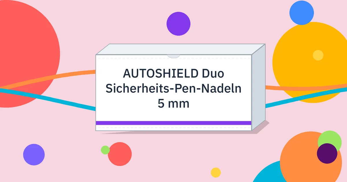 Symbolbild: Packung mit der Aufschrift AUTOSHIELD Duo Sicherheits-Pen-Nadeln 5 mm (PZN 20869645) – Verfügbarkeit und Bezug in Apotheken in Frankfurt am Main