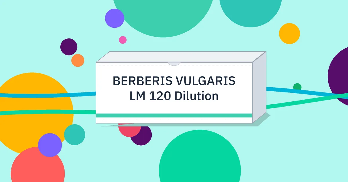 Symbolbild: Packung mit der Aufschrift BERBERIS VULGARIS LM 120 Dilution (PZN 12793193) – Verfügbarkeit und Bezug in Apotheken in Frankfurt am Main