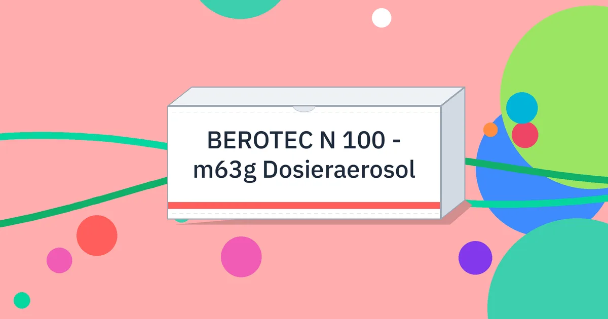 Symbolbild: Packung mit der Aufschrift BEROTEC N 100 -m63g Dosieraerosol (PZN 00495906) – Verfügbarkeit und Bezug in Apotheken in Frankfurt am Main
