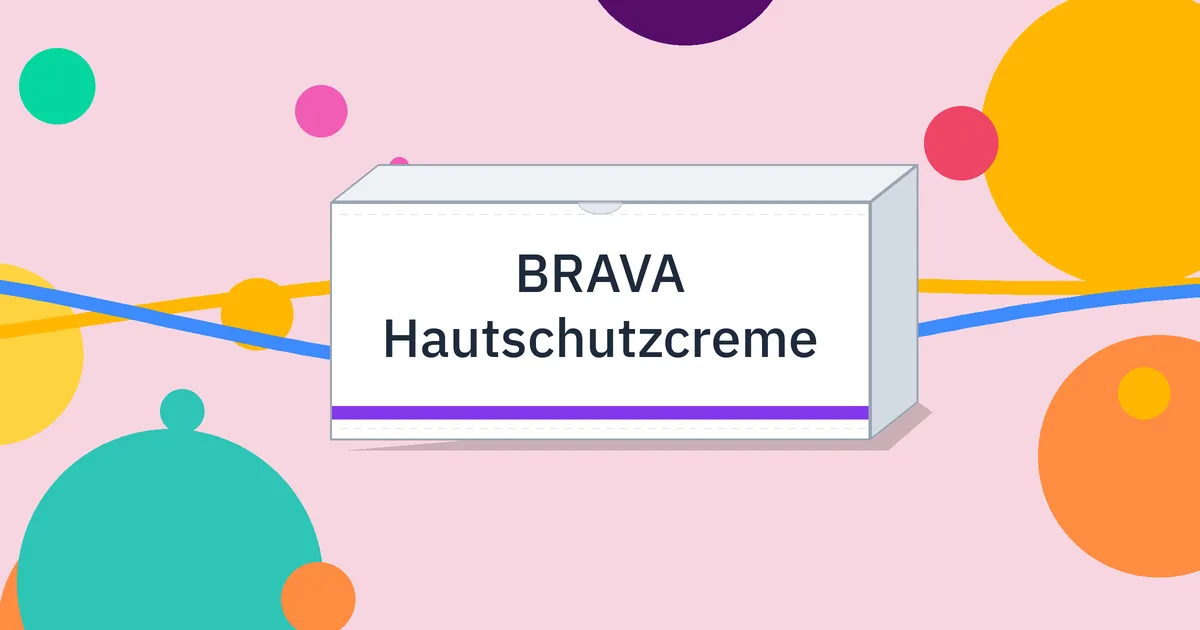 Symbolbild: Packung mit der Aufschrift BRAVA Hautschutzcreme (PZN 15564180) – Verfügbarkeit und Bezug in Apotheken in Frankfurt am Main