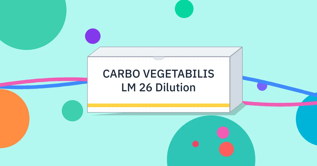 Symbolbild: Packung mit der Aufschrift CARBO VEGETABILIS LM 26 Dilution (PZN 12809623) – Verfügbarkeit und Bezug in Apotheken in Frankfurt am Main