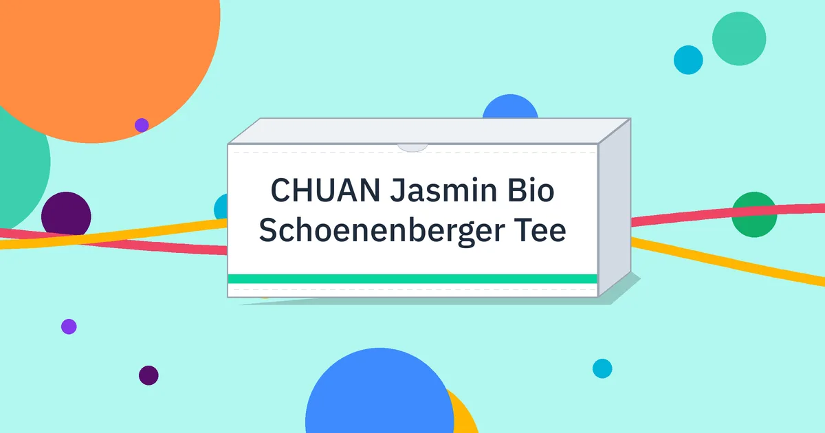 Symbolbild: Packung mit der Aufschrift CHUAN Jasmin Bio Schoenenberger Tee (PZN 18138199) – Verfügbarkeit und Bezug in Apotheken in Frankfurt am Main