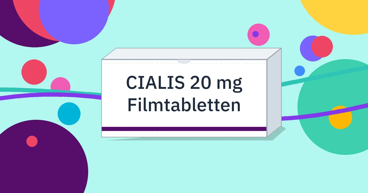 Symbolbild: Packung mit der Aufschrift CIALIS 20 mg Filmtabletten (PZN 00999914) – Verfügbarkeit und Bezug in Apotheken in Frankfurt am Main