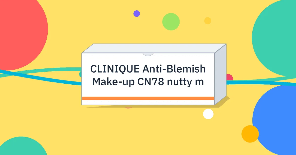 Symbolbild: Packung mit der Aufschrift CLINIQUE Anti-Blemish Make-up CN78 nutty m (PZN 19458552) – Verfügbarkeit und Bezug in Apotheken in Frankfurt am Main