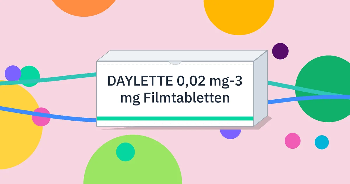 Symbolbild: Packung mit der Aufschrift DAYLETTE 0,02 mg-3 mg Filmtabletten (PZN 11367330) – Verfügbarkeit und Bezug in Apotheken in Frankfurt am Main
