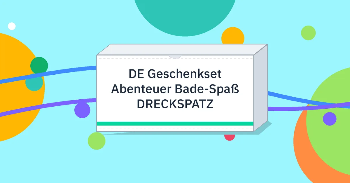 Symbolbild: Packung mit der Aufschrift DE Geschenkset Abenteuer Bade-Spaß DRECKSPATZ (PZN 18134824) – Verfügbarkeit und Bezug in Apotheken in Frankfurt am Main