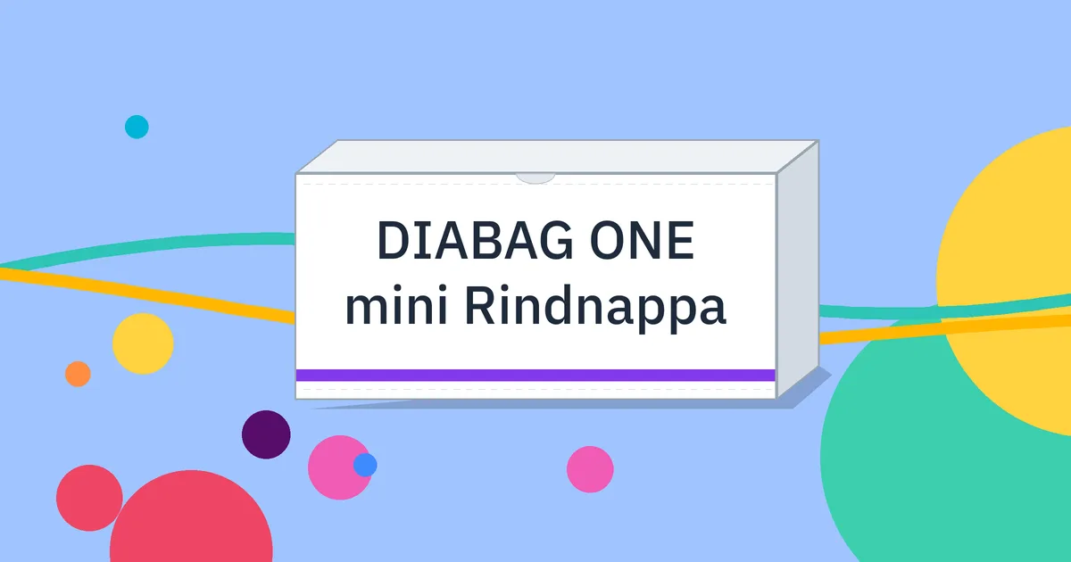 Symbolbild: Packung mit der Aufschrift DIABAG ONE mini Rindnappa (PZN 12909023) – Verfügbarkeit und Bezug in Apotheken in Frankfurt am Main