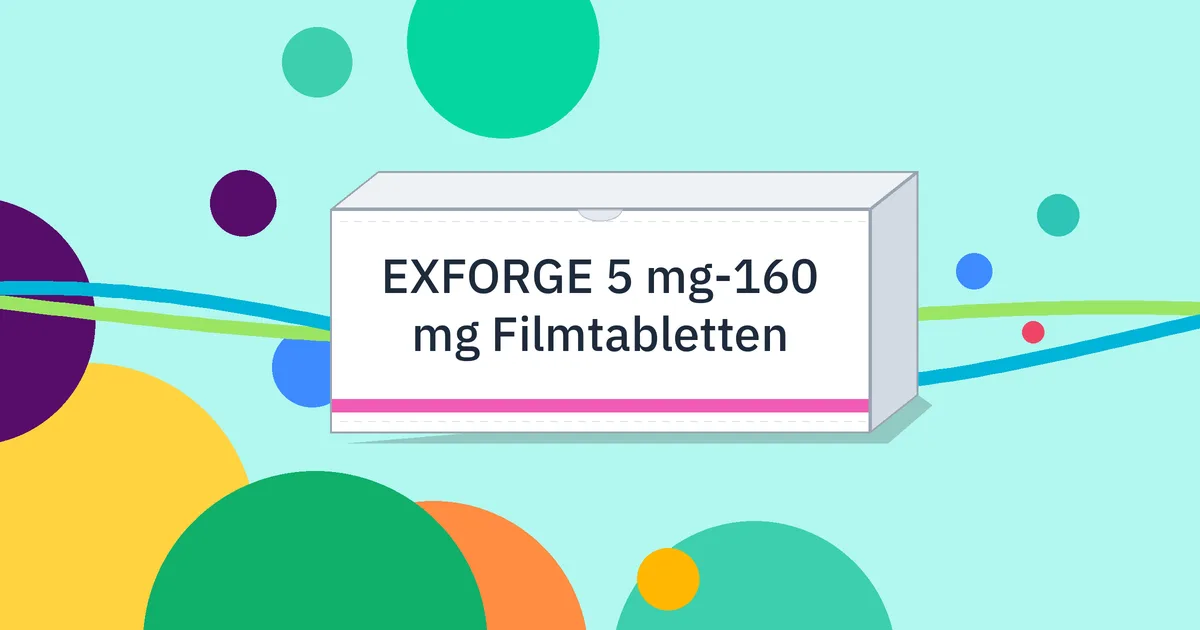 Symbolbild: Packung mit der Aufschrift EXFORGE 5 mg-160 mg Filmtabletten (PZN 05386688) – Verfügbarkeit und Bezug in Apotheken in Frankfurt am Main