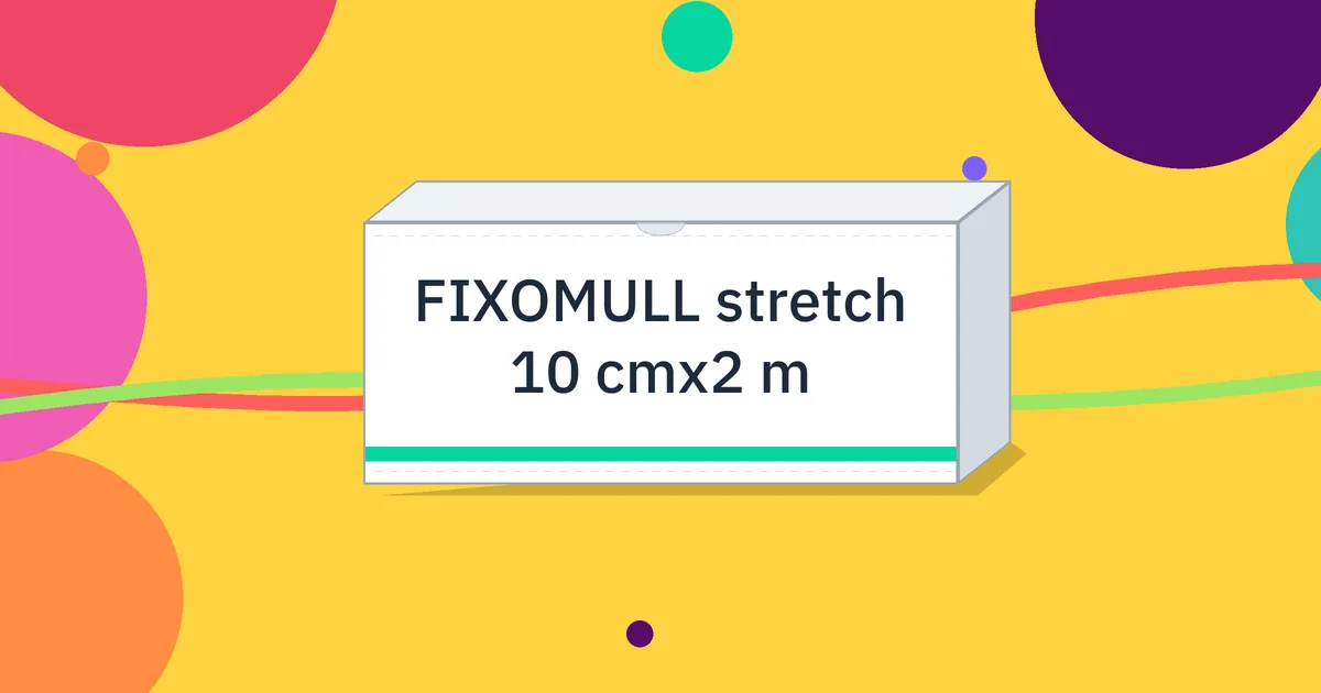 Symbolbild: Packung mit der Aufschrift FIXOMULL stretch 10 cmx2 m (PZN 15403809) – Verfügbarkeit und Bezug in Apotheken in Frankfurt am Main