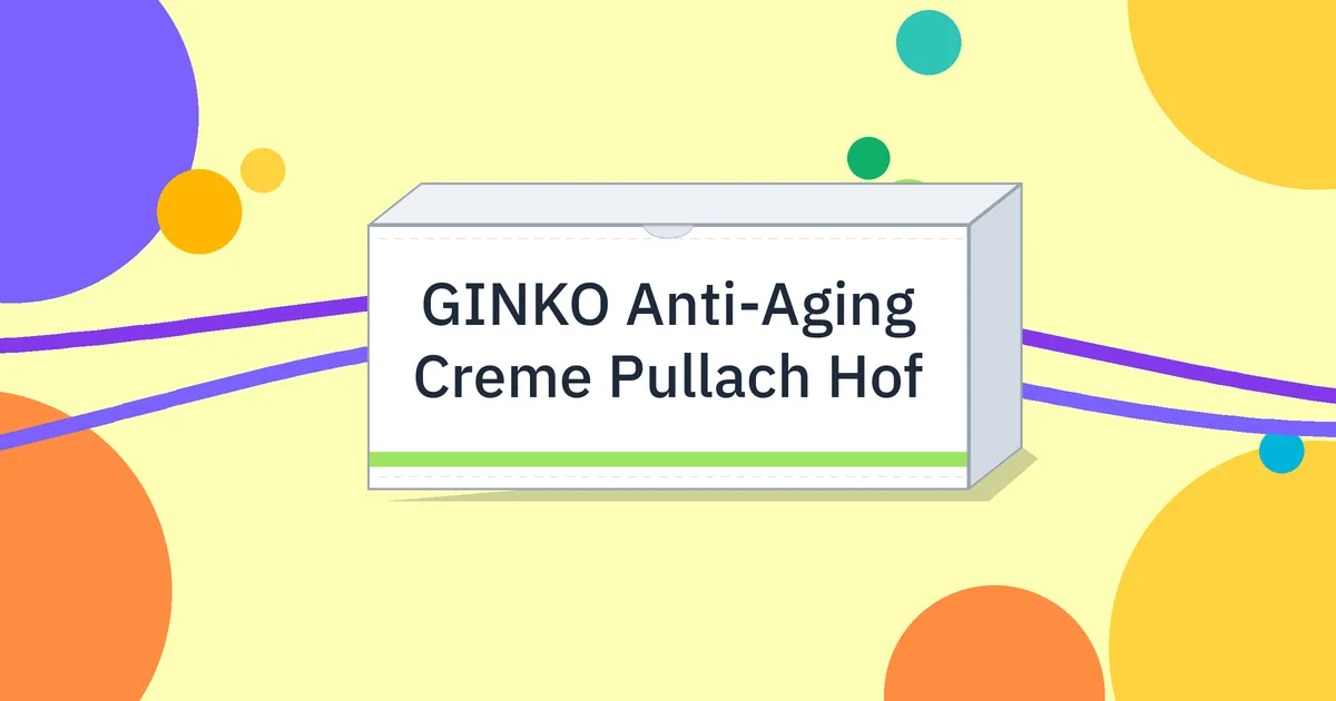 Symbolbild: Packung mit der Aufschrift GINKO Anti-Aging Creme Pullach Hof (PZN 17535998) – Verfügbarkeit und Bezug in Apotheken in Frankfurt am Main