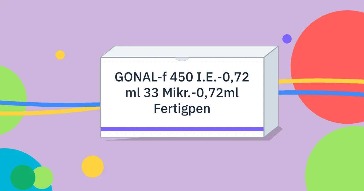 Symbolbild: Packung mit der Aufschrift GONAL-f 450 I.E.-0,72 ml 33 Mikr.-0,72ml Fertigpen (PZN 19557389) – Verfügbarkeit und Bezug in Apotheken in Frankfurt am Main