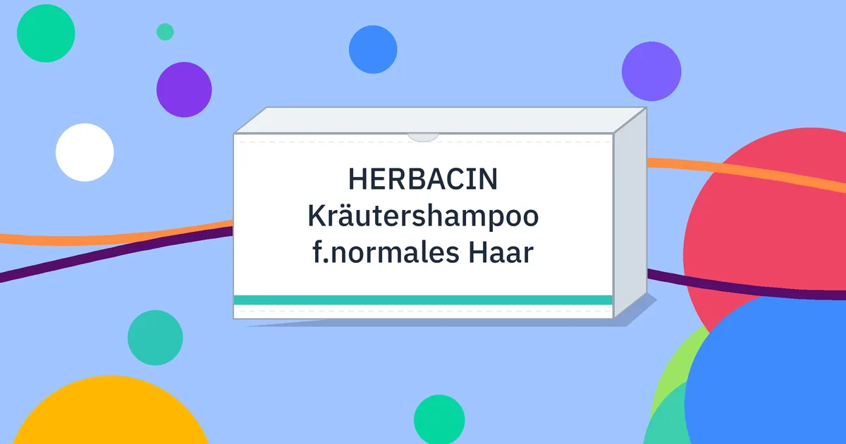 Symbolbild: Packung mit der Aufschrift HERBACIN Kräutershampoo f.normales Haar (PZN 01363199) – Verfügbarkeit und Bezug in Apotheken in Frankfurt am Main