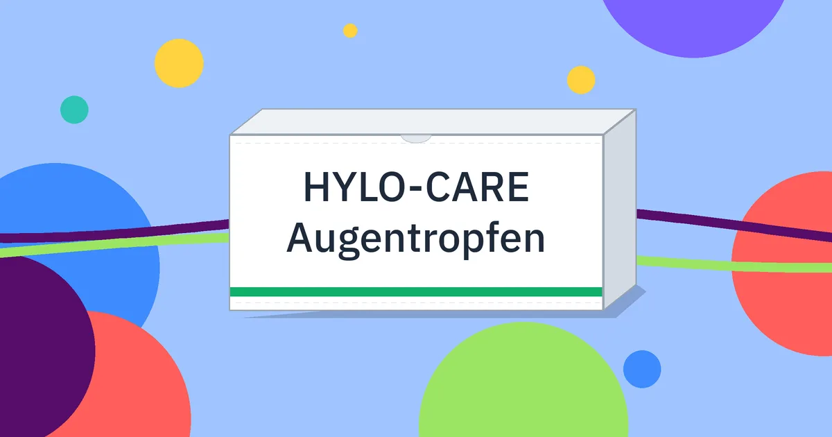 Symbolbild: Packung mit der Aufschrift HYLO-CARE Augentropfen (PZN 03160431) – Verfügbarkeit und Bezug in Apotheken in Frankfurt am Main