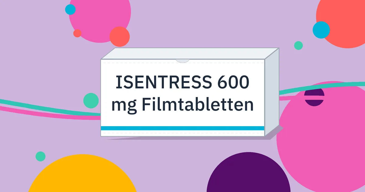 Symbolbild: Packung mit der Aufschrift ISENTRESS 600 mg Filmtabletten (PZN 14046158) – Verfügbarkeit und Bezug in Apotheken in Frankfurt am Main