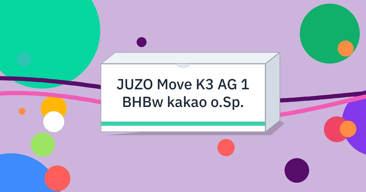 Symbolbild: Packung mit der Aufschrift JUZO Move K3 AG 1 BHBw kakao o.Sp. (PZN 18589766) – Verfügbarkeit und Bezug in Apotheken in Frankfurt am Main