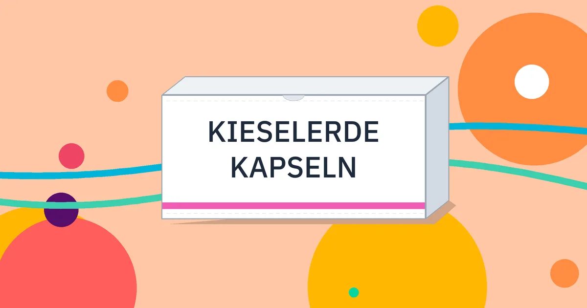 Symbolbild: Packung mit der Aufschrift KIESELERDE KAPSELN (PZN 18665616) – Verfügbarkeit und Bezug in Apotheken in Frankfurt am Main
