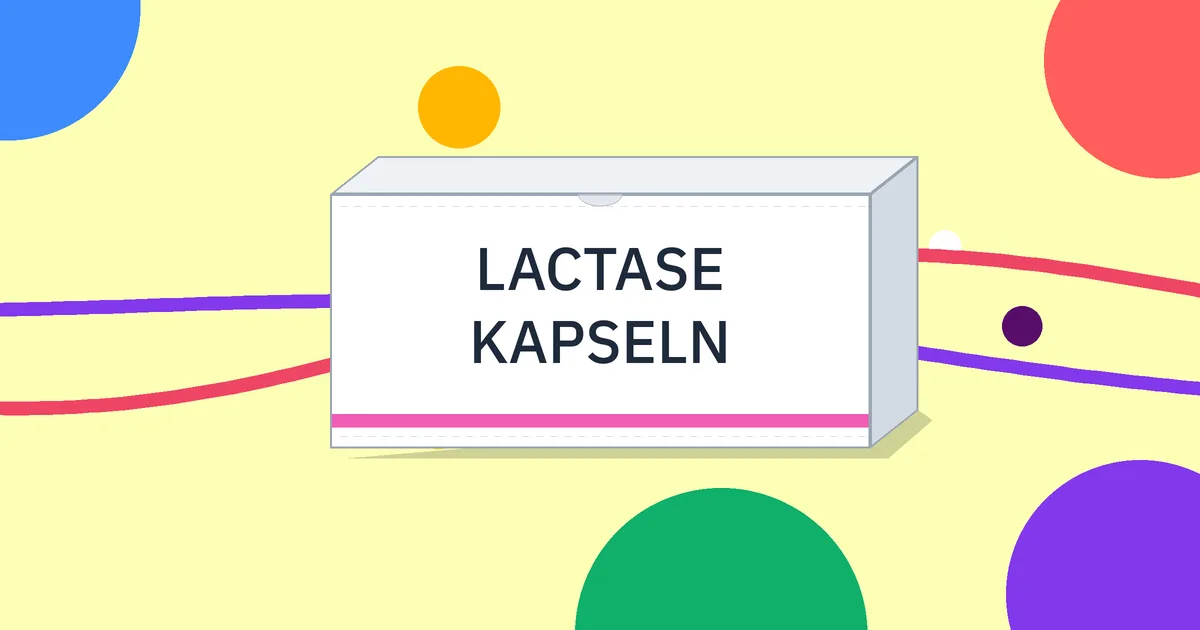 Symbolbild: Packung mit der Aufschrift LACTASE KAPSELN (PZN 09701595) – Verfügbarkeit und Bezug in Apotheken in Frankfurt am Main