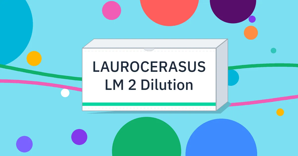 Symbolbild: Packung mit der Aufschrift LAUROCERASUS LM 2 Dilution (PZN 13523917) – Verfügbarkeit und Bezug in Apotheken in Frankfurt am Main
