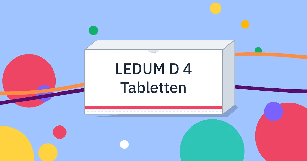 Symbolbild: Packung mit der Aufschrift LEDUM D 4 Tabletten (PZN 02632810) – Verfügbarkeit und Bezug in Apotheken in Frankfurt am Main