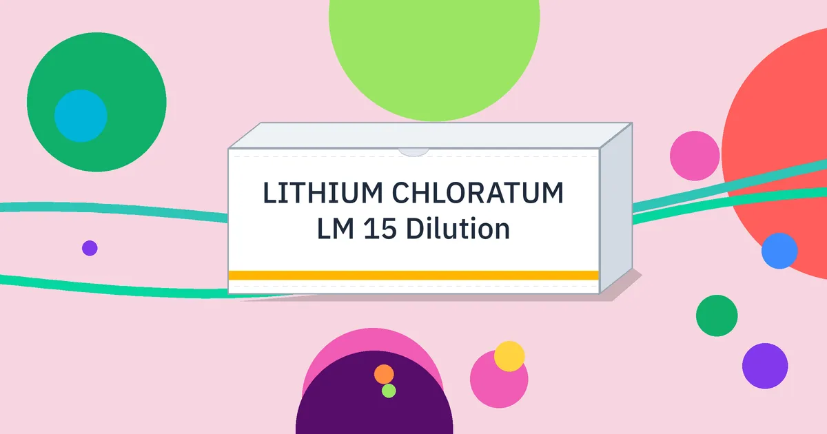 Symbolbild: Packung mit der Aufschrift LITHIUM CHLORATUM LM 15 Dilution (PZN 12932051) – Verfügbarkeit und Bezug in Apotheken in Frankfurt am Main