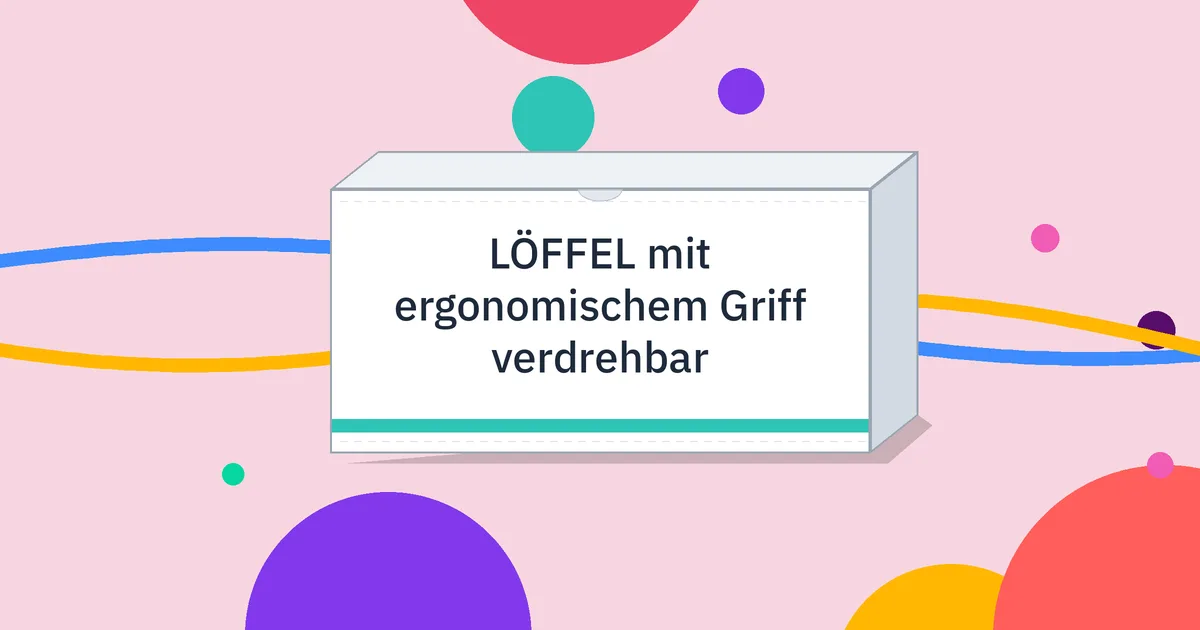 Symbolbild: Packung mit der Aufschrift LÖFFEL mit ergonomischem Griff verdrehbar (PZN 10852939) – Verfügbarkeit und Bezug in Apotheken in Frankfurt am Main