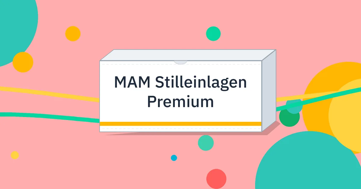Symbolbild: Packung mit der Aufschrift MAM Stilleinlagen Premium (PZN 20083962) – Verfügbarkeit und Bezug in Apotheken in Frankfurt am Main