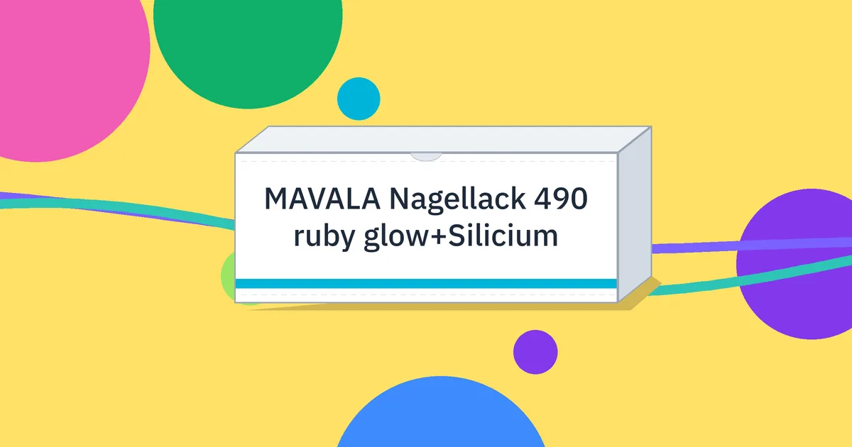 Symbolbild: Packung mit der Aufschrift MAVALA Nagellack 490 ruby glow+Silicium (PZN 20124394) – Verfügbarkeit und Bezug in Apotheken in Frankfurt am Main