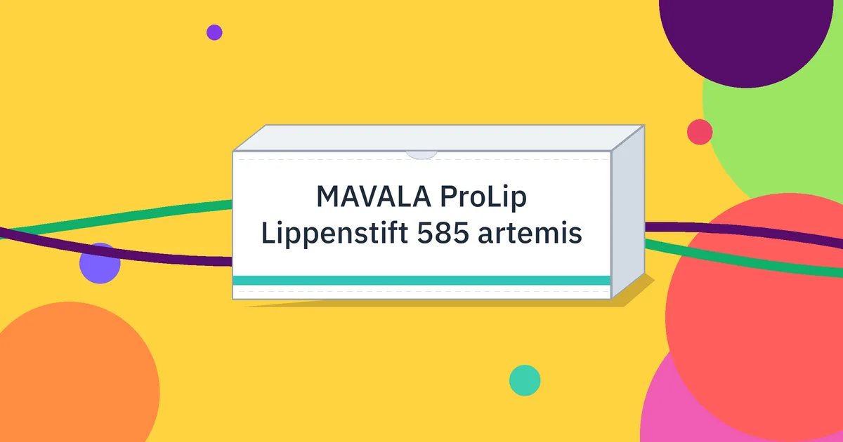 Symbolbild: Packung mit der Aufschrift MAVALA ProLip Lippenstift 585 artemis (PZN 14437999) – Verfügbarkeit und Bezug in Apotheken in Frankfurt am Main