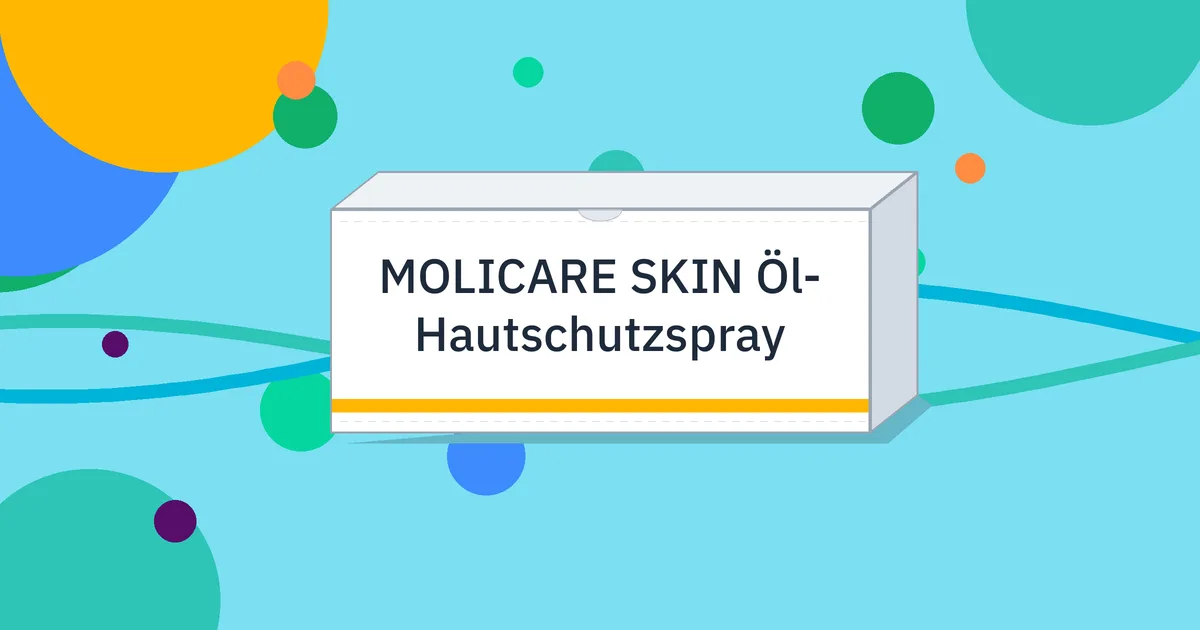 Symbolbild: Packung mit der Aufschrift MOLICARE SKIN Öl-Hautschutzspray (PZN 14139204) – Verfügbarkeit und Bezug in Apotheken in Frankfurt am Main