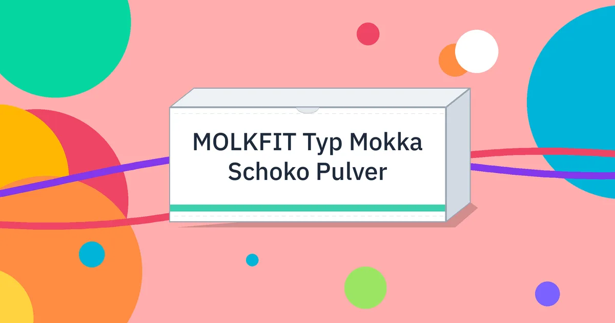 Symbolbild: Packung mit der Aufschrift MOLKFIT Typ Mokka Schoko Pulver (PZN 00240299) – Verfügbarkeit und Bezug in Apotheken in Frankfurt am Main