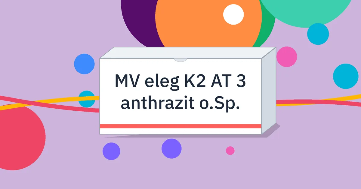 Symbolbild: Packung mit der Aufschrift MV eleg K2 AT 3 anthrazit o.Sp. (PZN 00642715) – Verfügbarkeit und Bezug in Apotheken in Frankfurt am Main