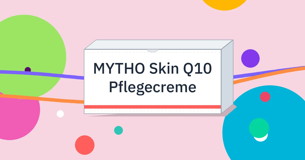 Symbolbild: Packung mit der Aufschrift MYTHO Skin Q10 Pflegecreme (PZN 01401221) – Verfügbarkeit und Bezug in Apotheken in Frankfurt am Main