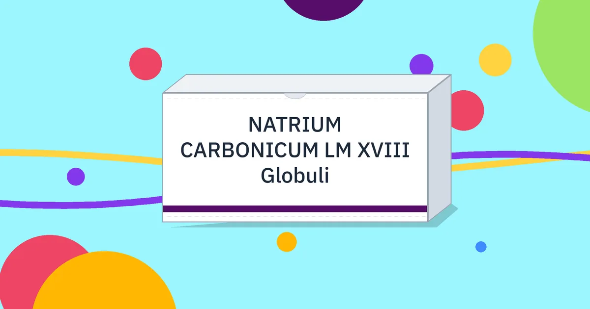 Symbolbild: Packung mit der Aufschrift NATRIUM CARBONICUM LM XVIII Globuli (PZN 02659772) – Verfügbarkeit und Bezug in Apotheken in Frankfurt am Main