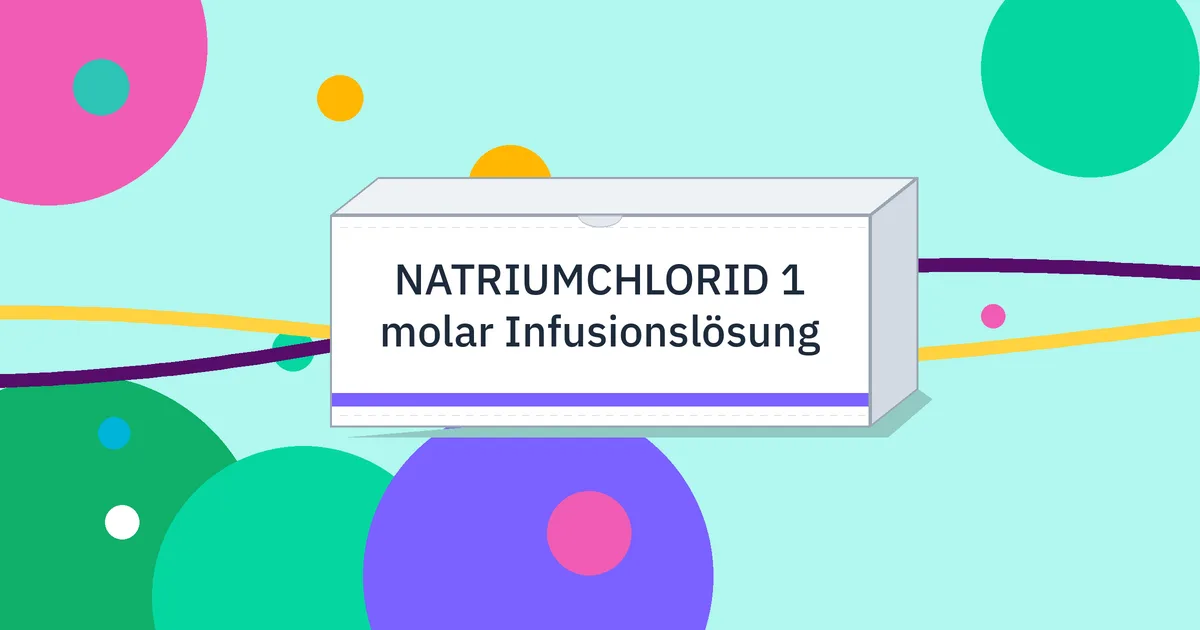 Symbolbild: Packung mit der Aufschrift NATRIUMCHLORID 1 molar Infusionslösung (PZN 04671671) – Verfügbarkeit und Bezug in Apotheken in Frankfurt am Main