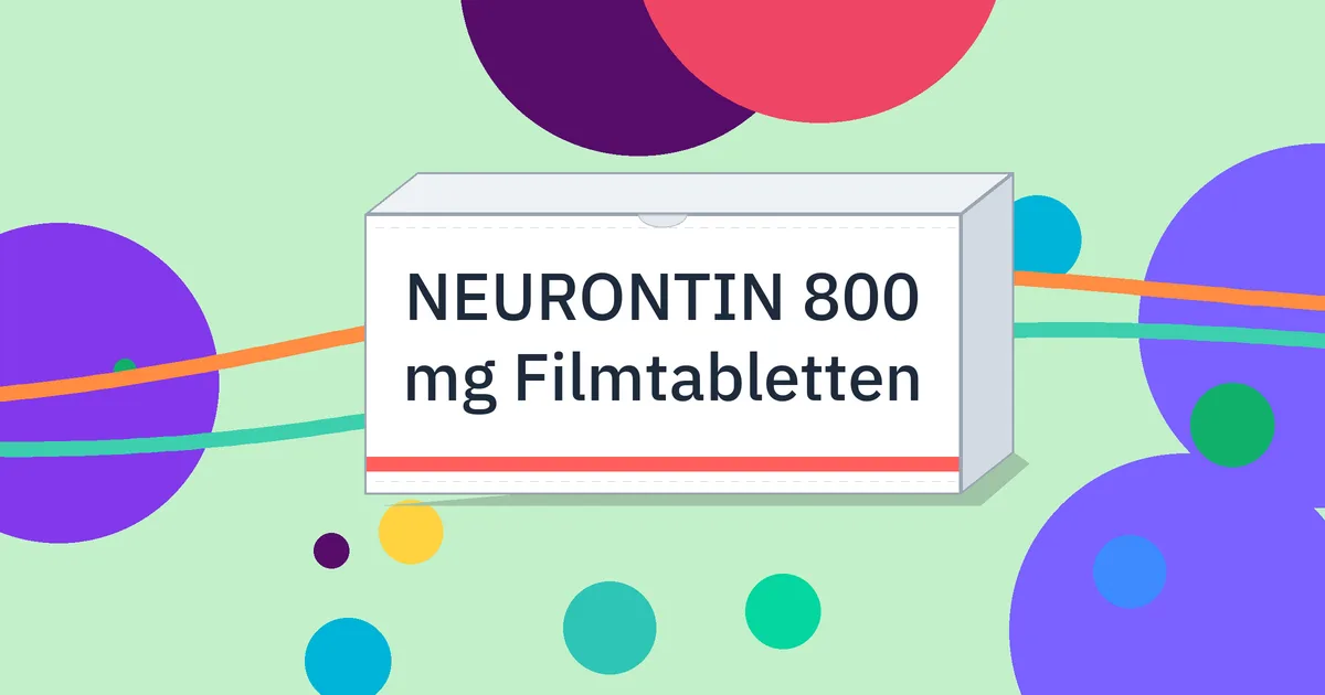 Symbolbild: Packung mit der Aufschrift NEURONTIN 800 mg Filmtabletten (PZN 00326747) – Verfügbarkeit und Bezug in Apotheken in Frankfurt am Main