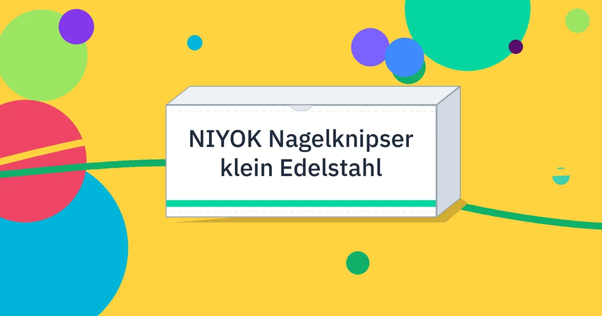 Symbolbild: Packung mit der Aufschrift NIYOK Nagelknipser klein Edelstahl (PZN 19547913) – Verfügbarkeit und Bezug in Apotheken in Frankfurt am Main