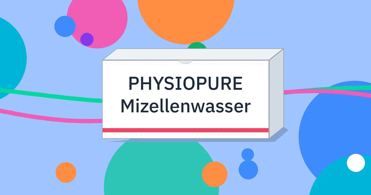 Symbolbild: Packung mit der Aufschrift PHYSIOPURE Mizellenwasser (PZN 20788846) – Verfügbarkeit und Bezug in Apotheken in Frankfurt am Main