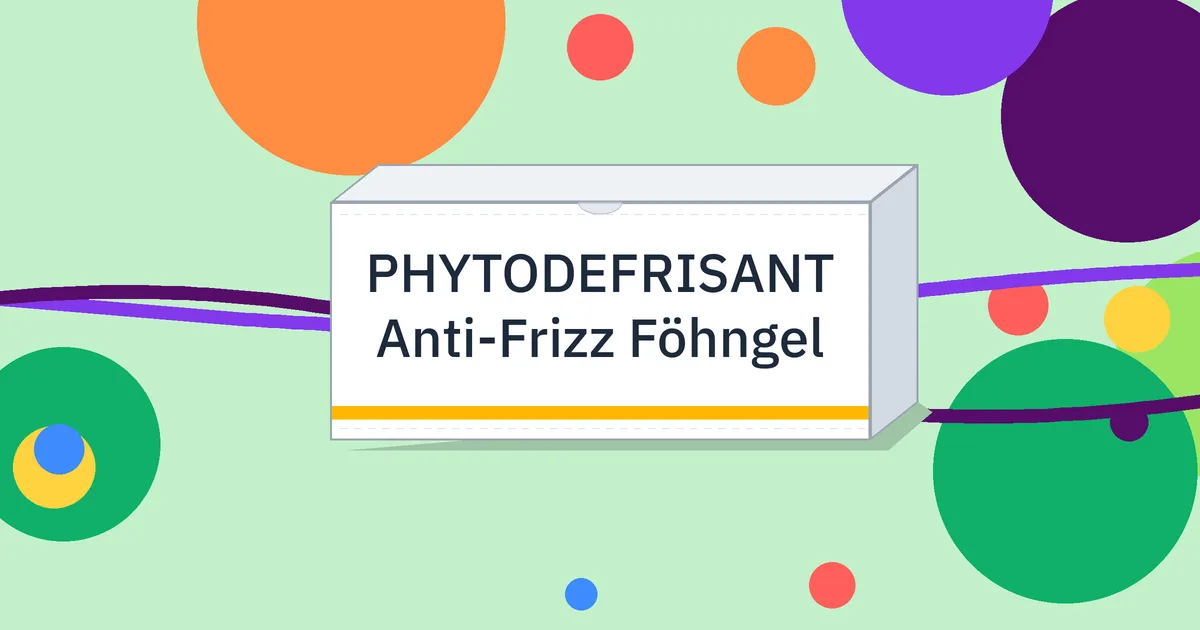 Symbolbild: Packung mit der Aufschrift PHYTODEFRISANT Anti-Frizz Föhngel (PZN 16853064) – Verfügbarkeit und Bezug in Apotheken in Frankfurt am Main