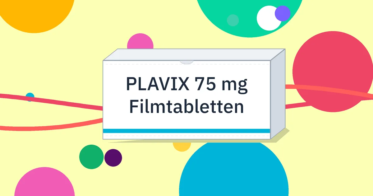 Symbolbild: Packung mit der Aufschrift PLAVIX 75 mg Filmtabletten (PZN 10227897) – Verfügbarkeit und Bezug in Apotheken in Frankfurt am Main