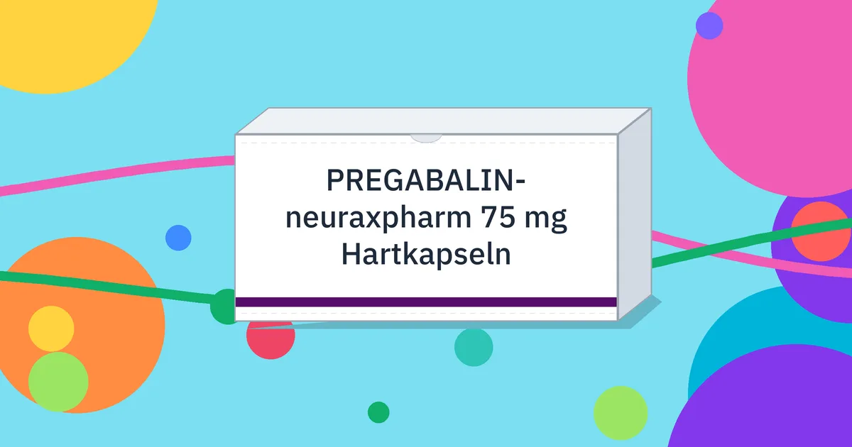Symbolbild: Packung mit der Aufschrift PREGABALIN-neuraxpharm 75 mg Hartkapseln (PZN 11031386) – Verfügbarkeit und Bezug in Apotheken in Frankfurt am Main