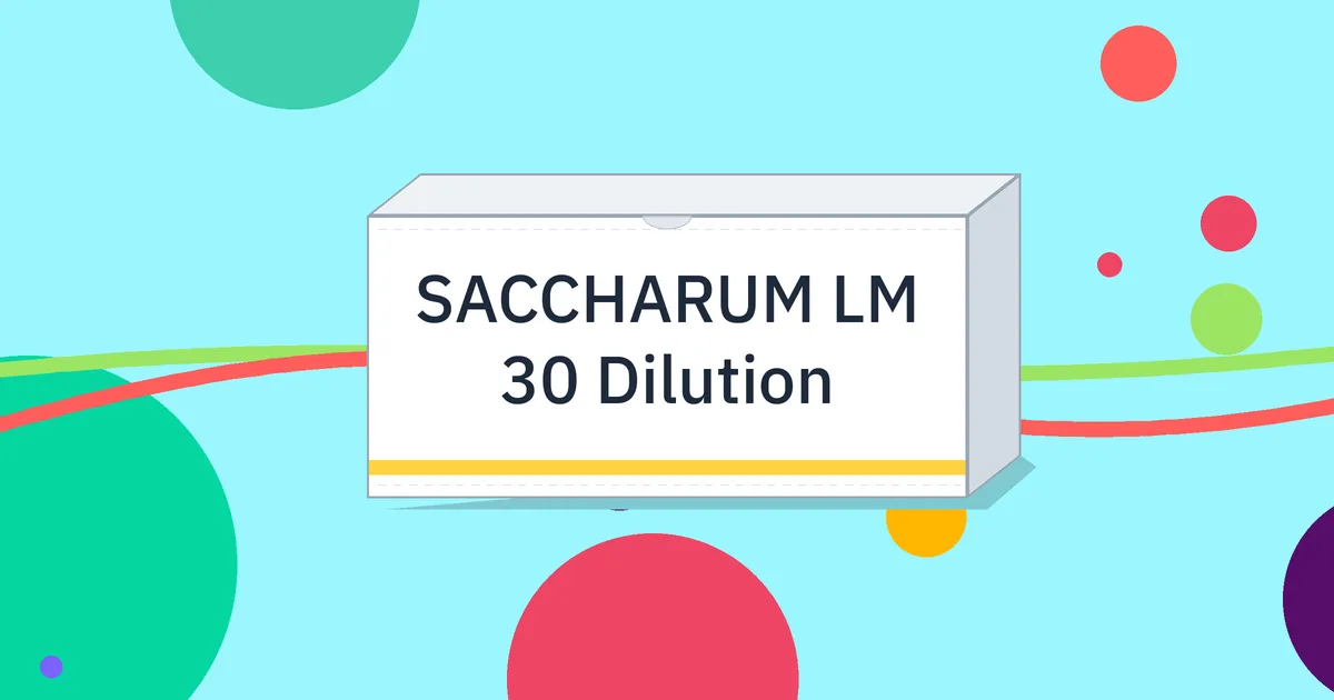 Symbolbild: Packung mit der Aufschrift SACCHARUM LM 30 Dilution (PZN 13176485) – Verfügbarkeit und Bezug in Apotheken in Frankfurt am Main