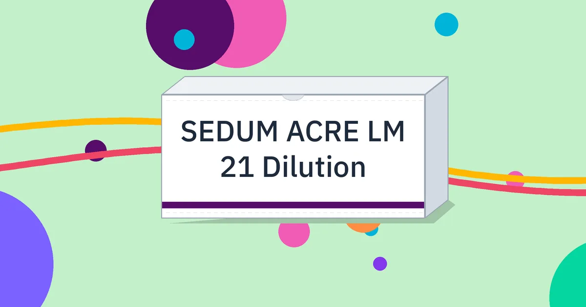 Symbolbild: Packung mit der Aufschrift SEDUM ACRE LM 21 Dilution (PZN 13692235) – Verfügbarkeit und Bezug in Apotheken in Frankfurt am Main