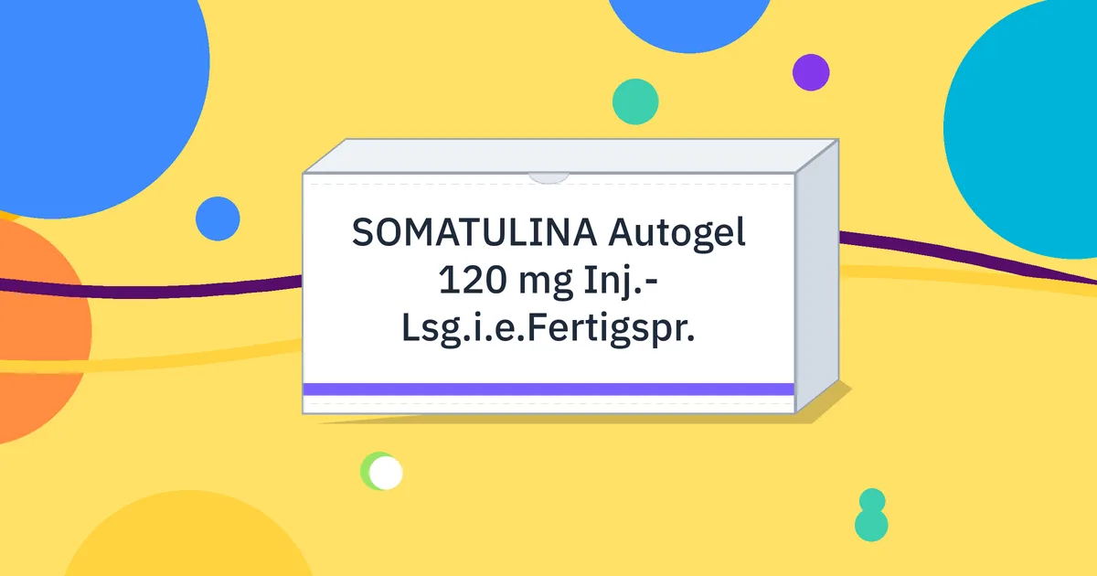 Symbolbild: Packung mit der Aufschrift SOMATULINA Autogel 120 mg Inj.-Lsg.i.e.Fertigspr. (PZN 16661407) – Verfügbarkeit und Bezug in Apotheken in Frankfurt am Main