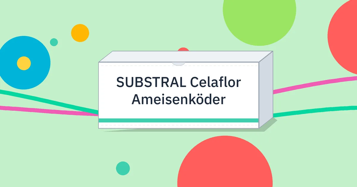Symbolbild: Packung mit der Aufschrift SUBSTRAL Celaflor Ameisenköder (PZN 15611169) – Verfügbarkeit und Bezug in Apotheken in Frankfurt am Main