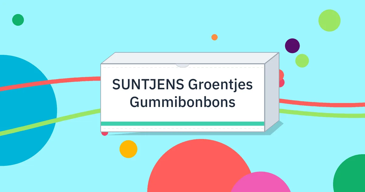 Symbolbild: Packung mit der Aufschrift SUNTJENS Groentjes Gummibonbons (PZN 16776671) – Verfügbarkeit und Bezug in Apotheken in Frankfurt am Main