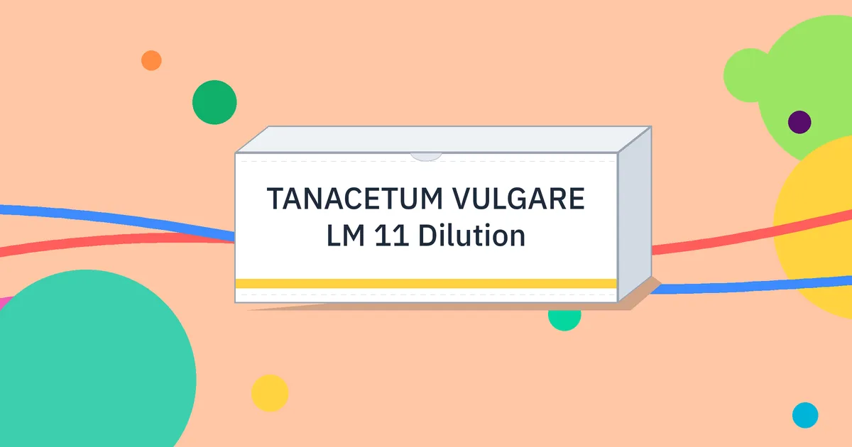 Symbolbild: Packung mit der Aufschrift TANACETUM VULGARE LM 11 Dilution (PZN 13213045) – Verfügbarkeit und Bezug in Apotheken in Frankfurt am Main