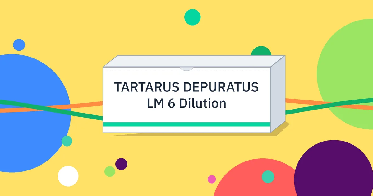 Symbolbild: Packung mit der Aufschrift TARTARUS DEPURATUS LM 6 Dilution (PZN 13688009) – Verfügbarkeit und Bezug in Apotheken in Frankfurt am Main