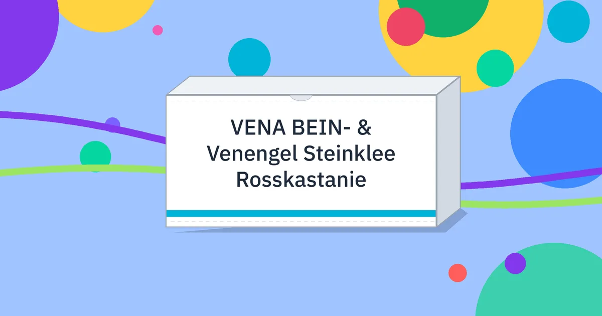 Symbolbild: Packung mit der Aufschrift VENA BEIN- & Venengel Steinklee Rosskastanie (PZN 17544282) – Verfügbarkeit und Bezug in Apotheken in Frankfurt am Main
